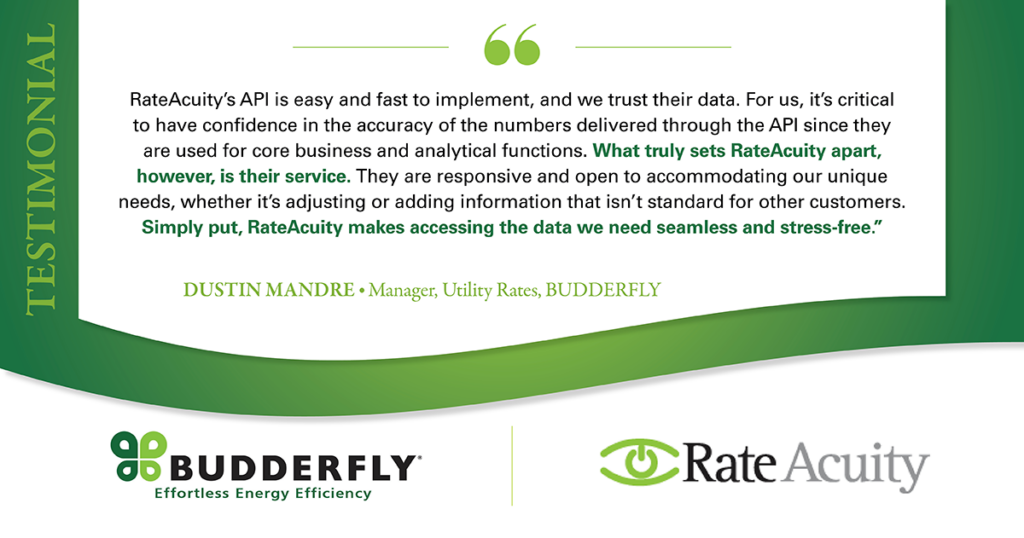 RateAcuity – Utility Rate Data - Utility Rate Database